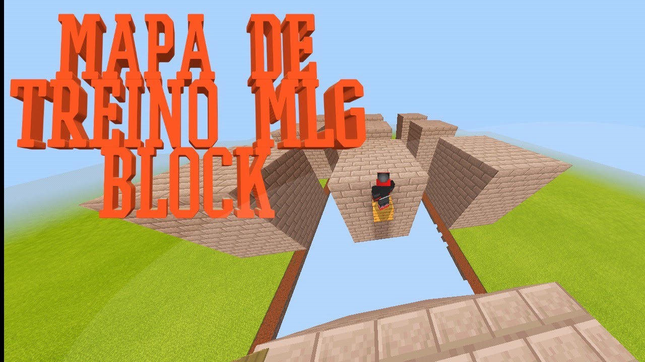 FIZ UM MAPA PARA TREINAR MLG BLOCK!!! - YouTube