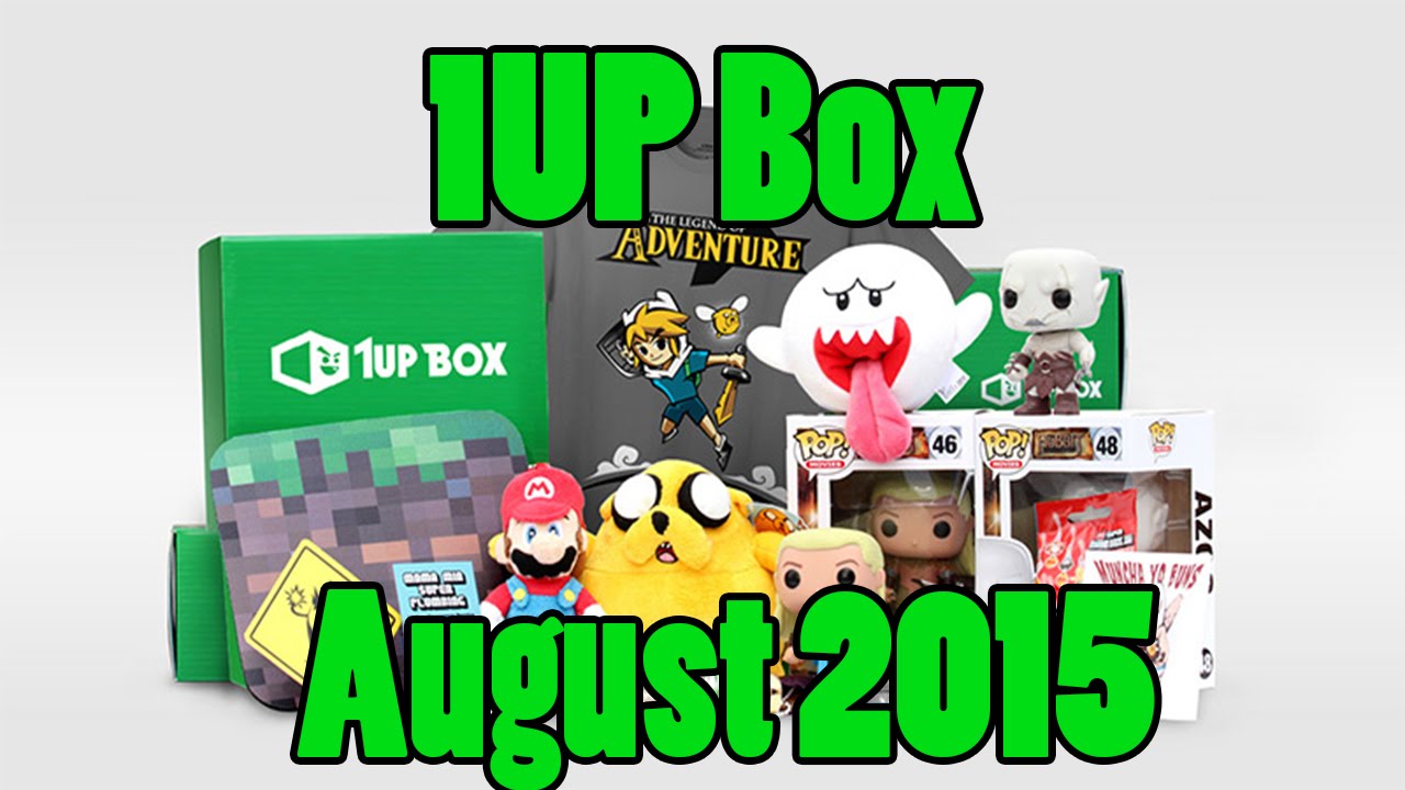1UP Box Unboxing August 2015 - YouTube