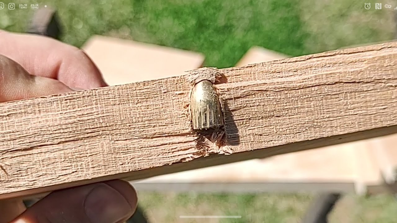 Cherry Wood vs. 9mm Bullet (Hardness Test) - YouTube