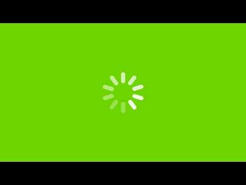iOS Loading Animation Green Screen - YouTube