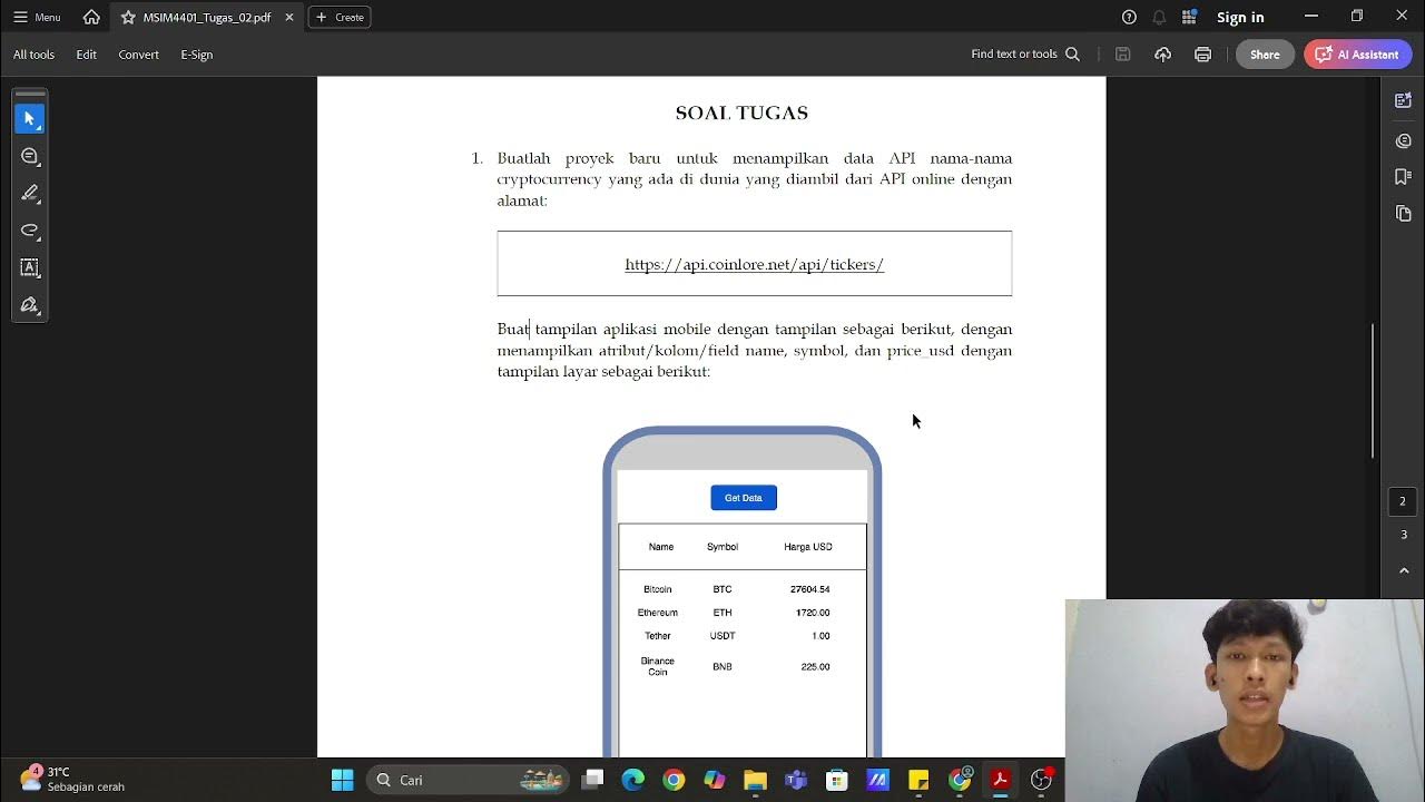 Tugas 2 Pemrograman Berbasis Perangkat Bergerak - YouTube