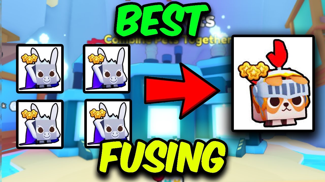 *NEW* Best Fusing Method For Full Team Of Knight Beagle In Roblox Pet ...