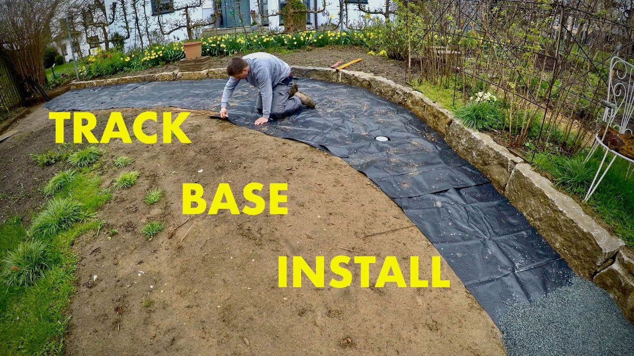 Track Base and underground wiring prep. - YouTube