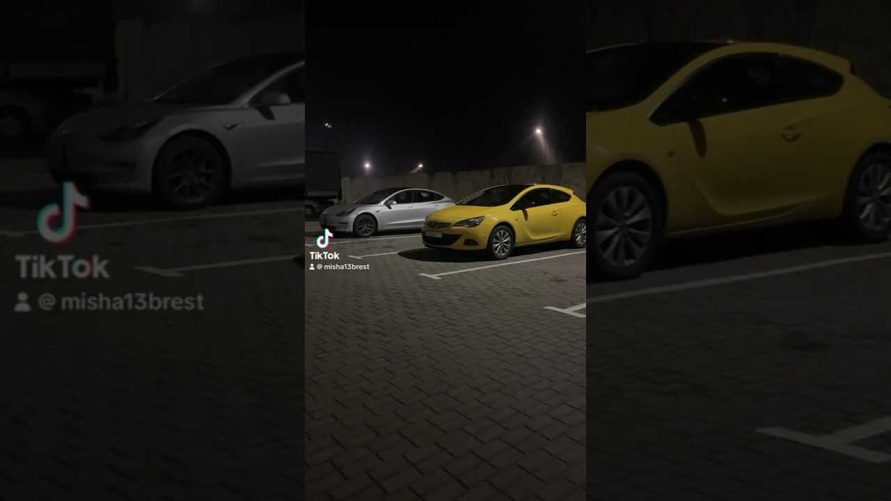 Tesla Model 3 Long Range Night drive vibe - YouTube