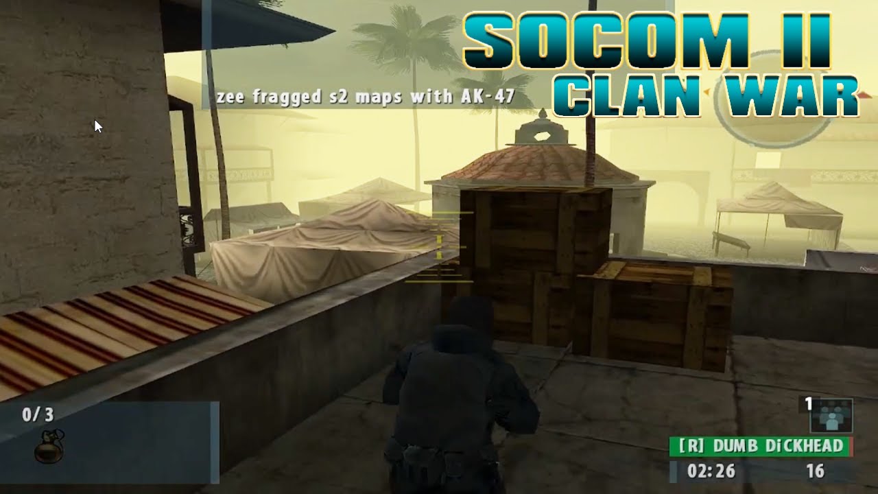 Clan War R vs iCe on SOCOM 2 Shadow Falls, Blood Lake, XR *How To Play ...