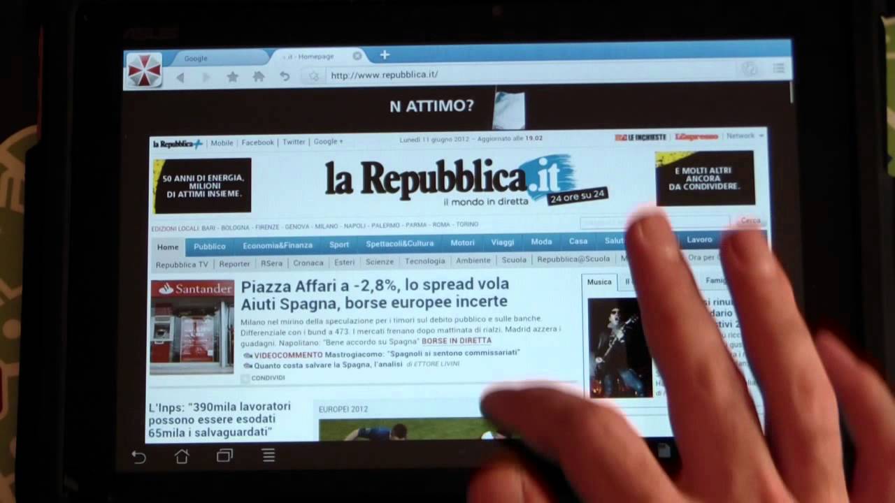 Maxthon Mobile Browser HD la nostra review | AndroidBlog.it - YouTube