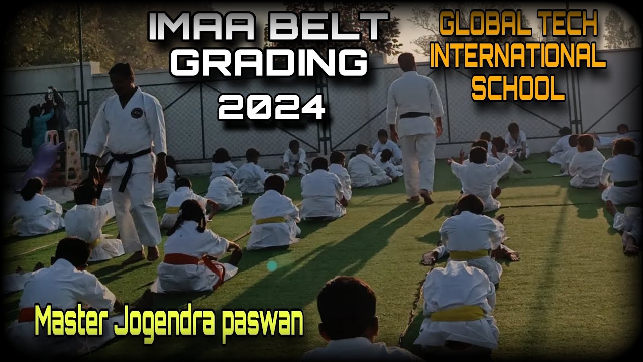 IMAA BELT GRADING 2024 @ GLOBAL TECH INTERNATIONAL SCHOOL - YouTube