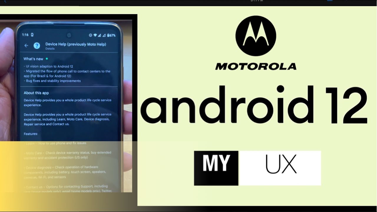 Moto Android 12 Update. Android 12 update for Moto g40 and g60. Moto ...