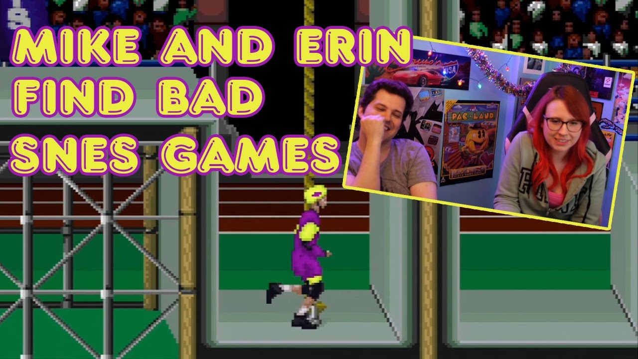 Mike and Erin Look for Bad SNES Games with the Chat! - Erin Plays ...
