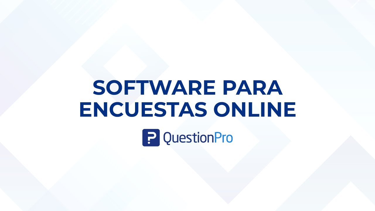 Software para encuestas online | QuestionPro - YouTube