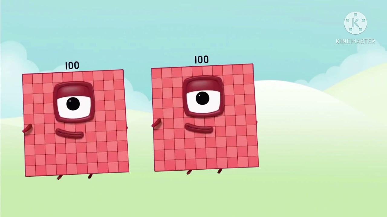 Numberblocks Intro Only 100 - YouTube
