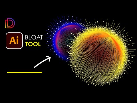 How To create Bloat Tool in Adobe Illustrator - YouTube