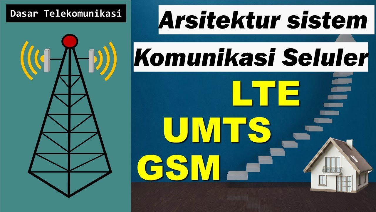 Arsitektur Sistem Komunikasi Seluler 2G 3G dan 4G - YouTube