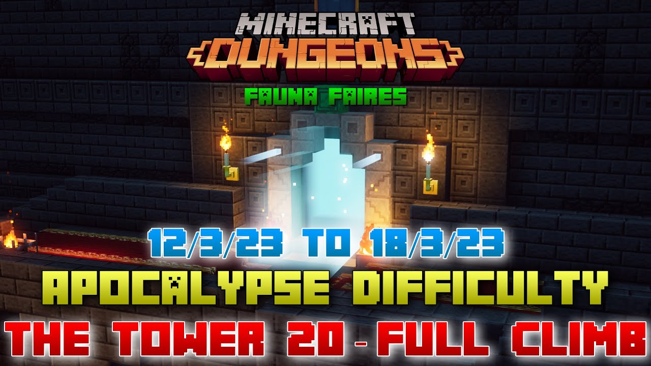 The Tower 20 [Apocalypse] Full Climb, Guide & Strategy, Minecraft ...