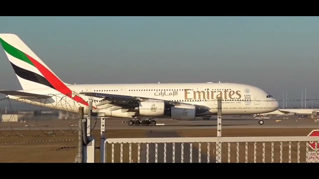 A380 TAKE OFF AND LANDING - YouTube
