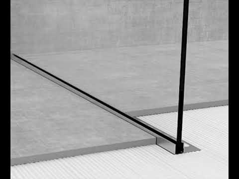 Profile de pardoseala din inox pentru dus walk in