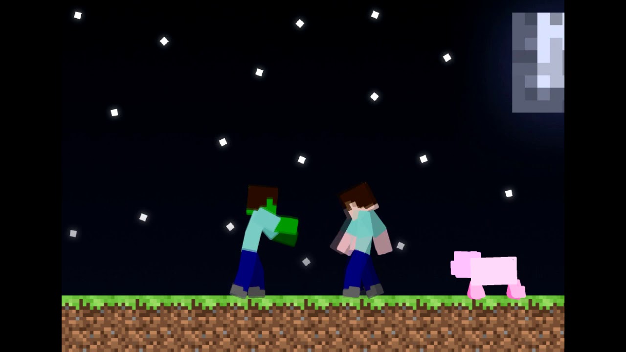 minecraft animation (pivot) stick animation - YouTube