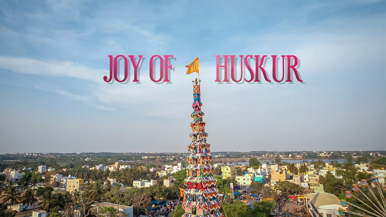 #TTV1013 | Joy of Huskur 2024 | 120 feet of 4 chariot | Sri Madduramma ...