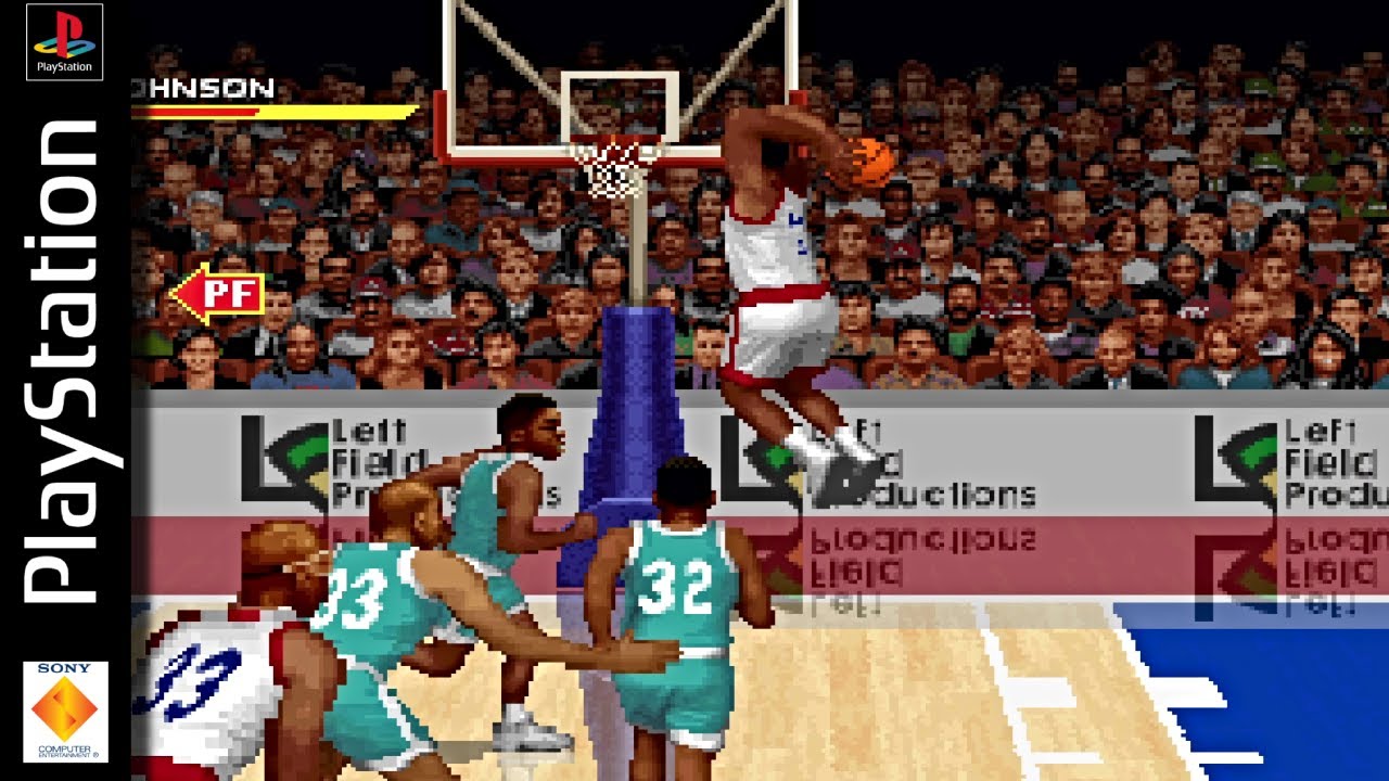 Slam 'n Jam '96 featuring Magic & Kareem (PS1) | HD Gameplay ...