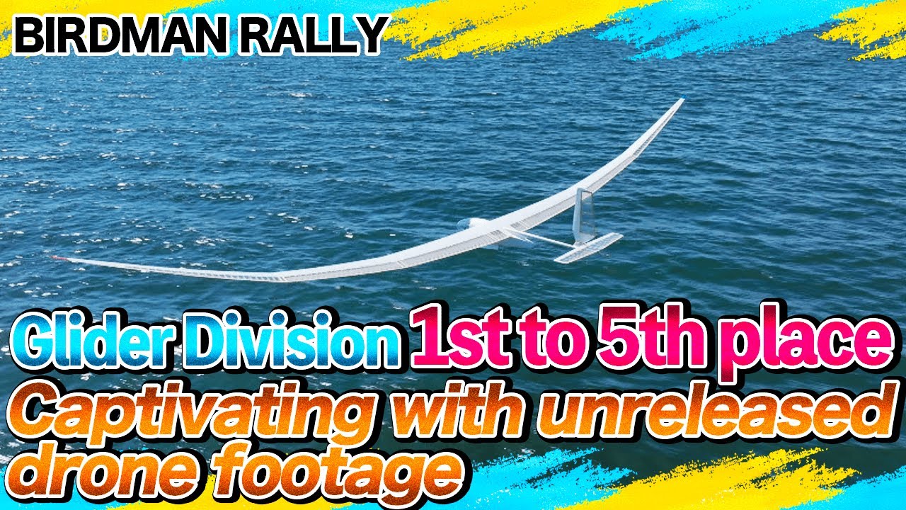 Fascinating with Drone Camera BIRDMAN RALLY 2024 Glider Category 1~5th ...