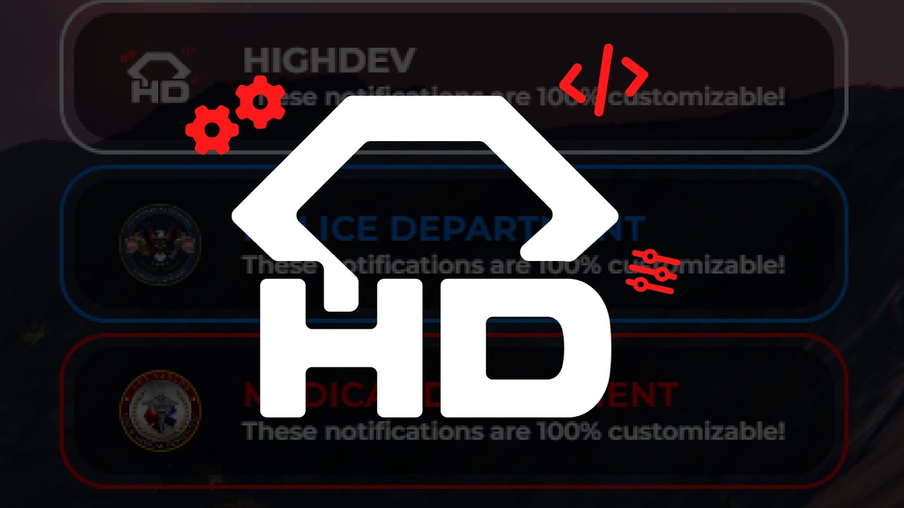 [STANDALONE] High Notify, Highly Customizable FiveM Notification System ...