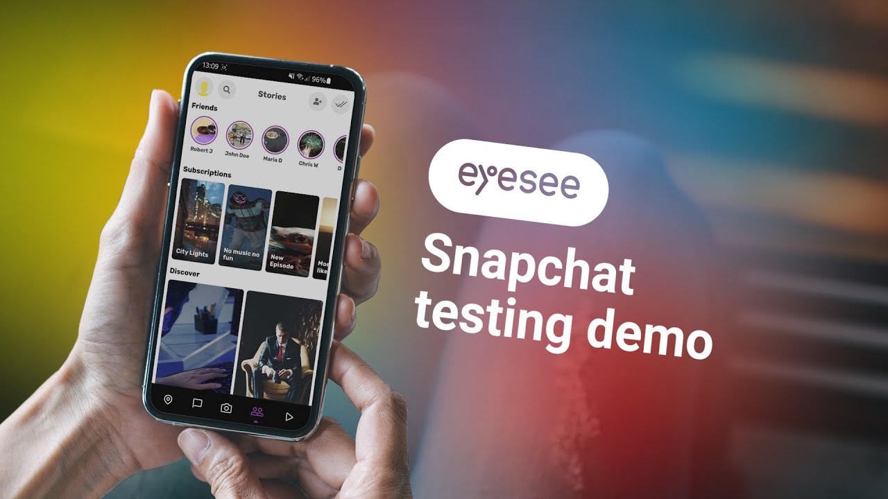 Testing in context: Snapchat research demo - YouTube