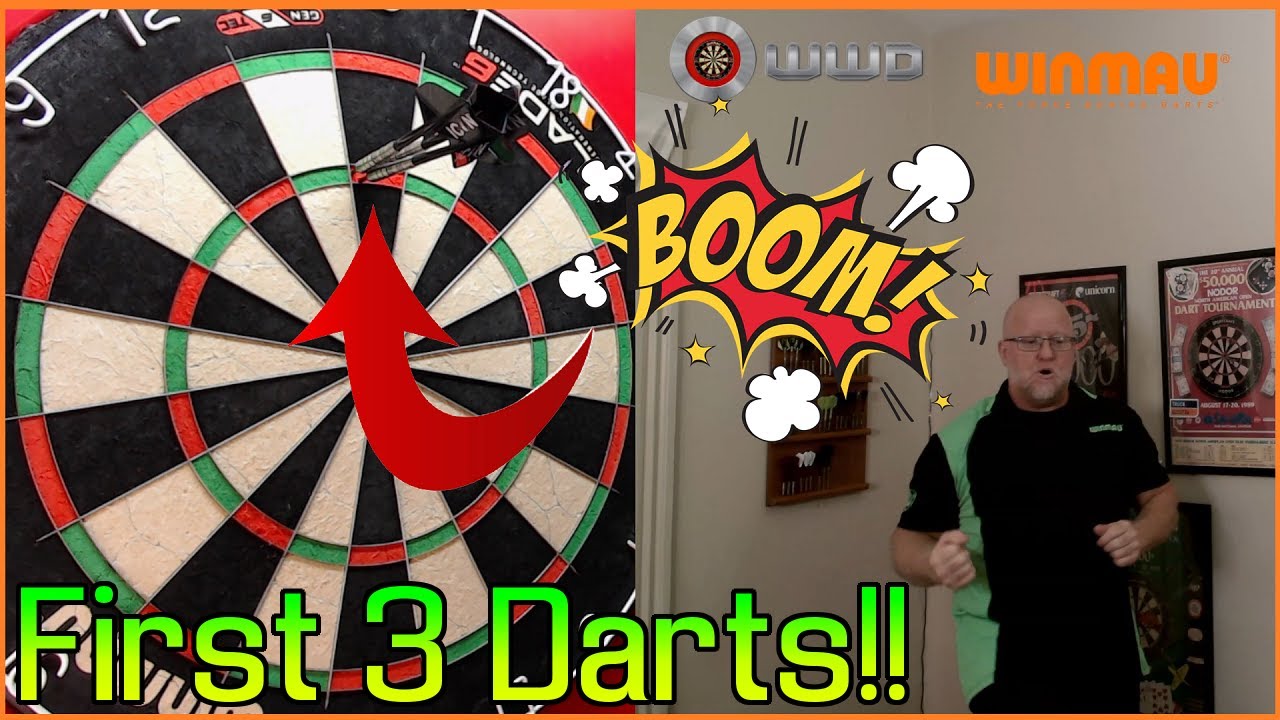 180 FIRST THROW - 2014 Winmau Simon Whitlock Darts - Review Coming Soon ...