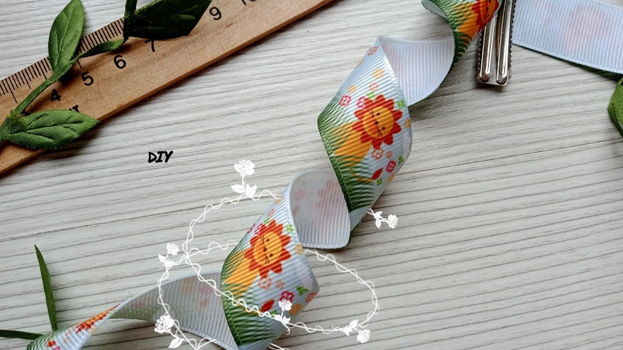 2 ideas laço Easy Ribbon Bows making tutorials | DIY Ribbon Bows ...