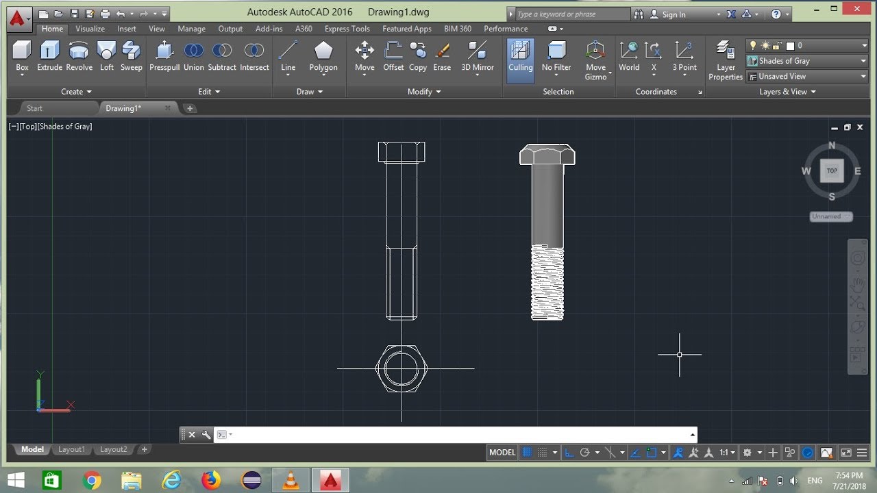 How To Design A Bolt Nut In Autocad Autocad Tutorial how-to-design-a-bolt-nut-in-autocad-autocad-tutorial