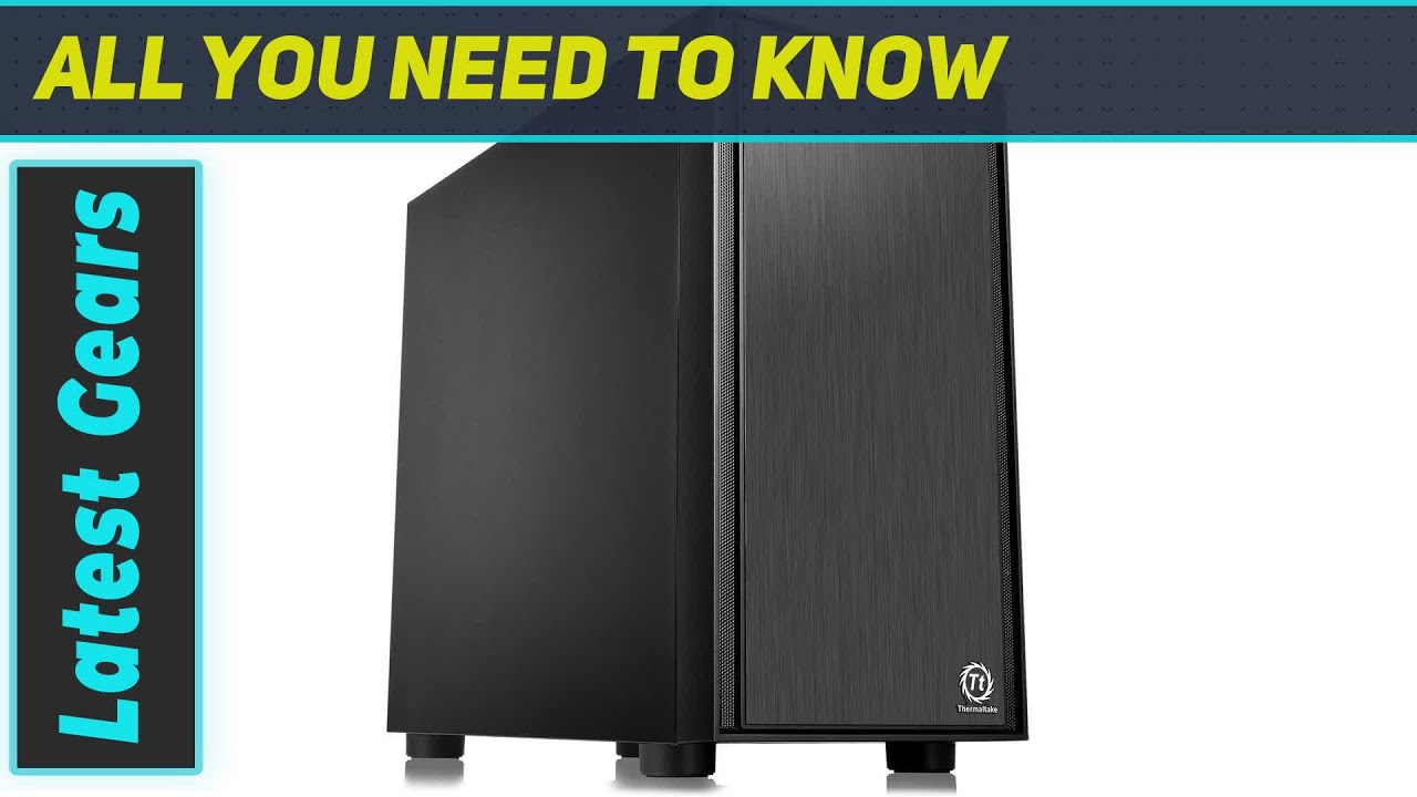 Best Micro-ATX Case for Cooling: Thermaltake Versa H17 - YouTube