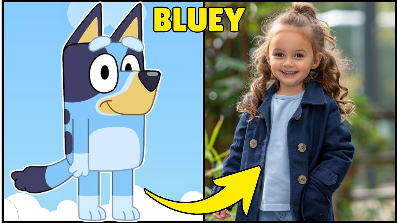 Bluey Characters Reimagined as Humans 🐾 You Won’t Believe Their ...