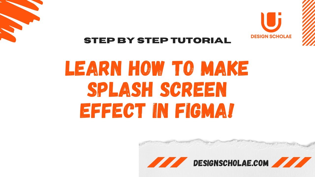 SPLASH SCREEN TUTORIAL IN FIGMA - YouTube