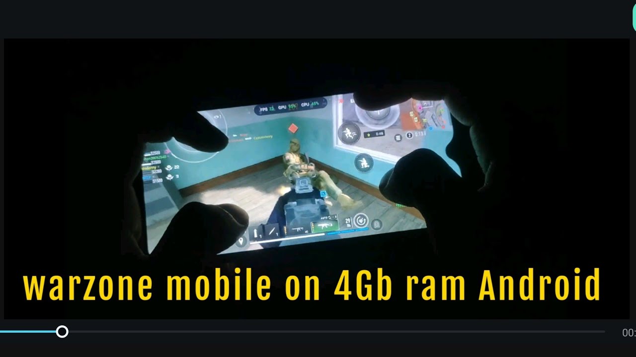 warzone mobile update on 4gb ram, snapdragon 710, gpu adreno 616 - YouTube