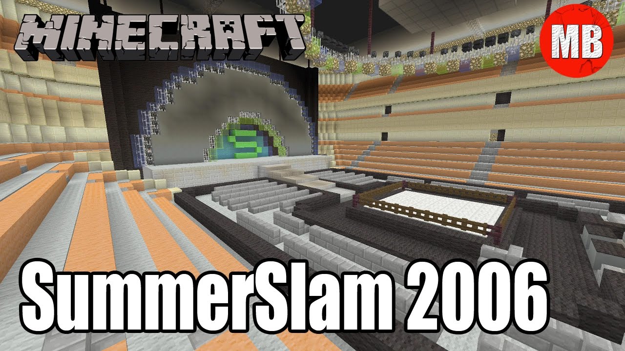 WWE Minecraft Arena | SummerSlam 2006! - YouTube