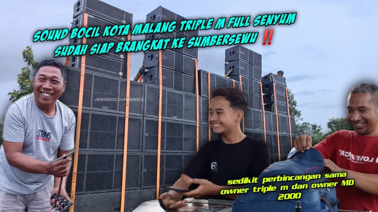 Sound bocil Triple m sudah siap berangkat ke takbir sumbersewu - YouTube