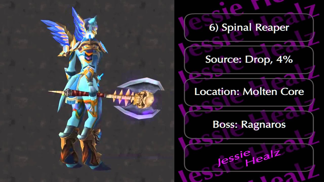 Jessiehealz - 10 Cool Two Handed Axes #3 (World of Warcraft) - YouTube