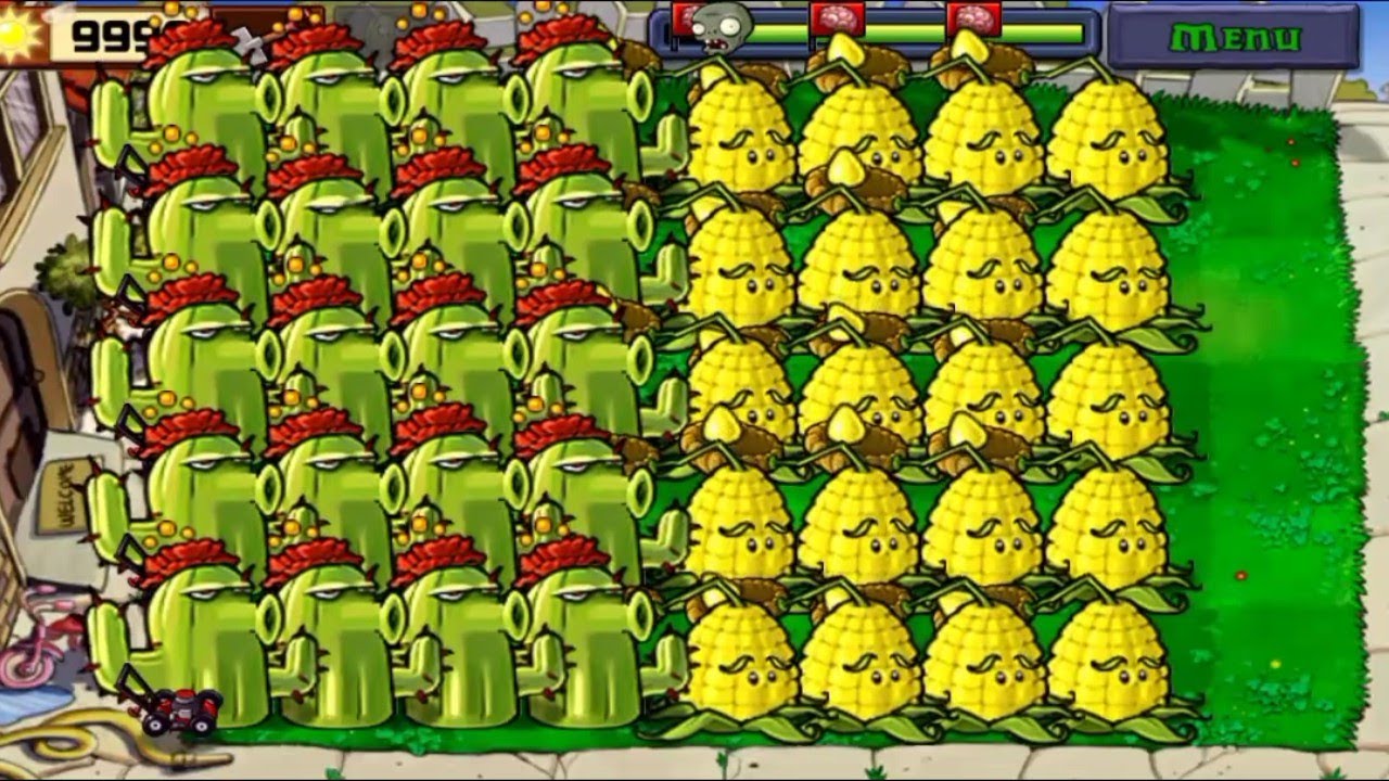 Gigantic Plants vs All Zombies || Duo Plants GAMEPLAY FULL HD [ 1080p ...