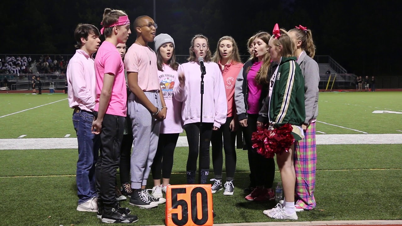Trinitones Perform National Anthem 10-19-2019 - YouTube
