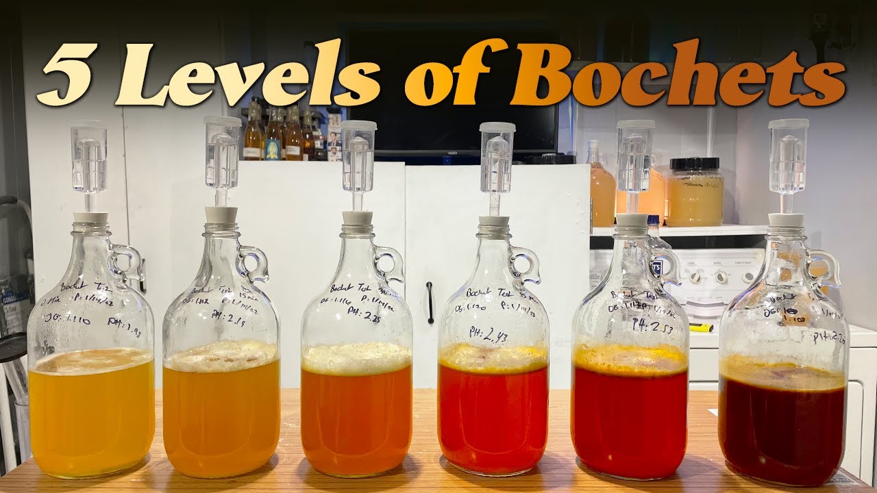 Ultimate Honey Bochet Test (5 Levels) with Tastings! - YouTube