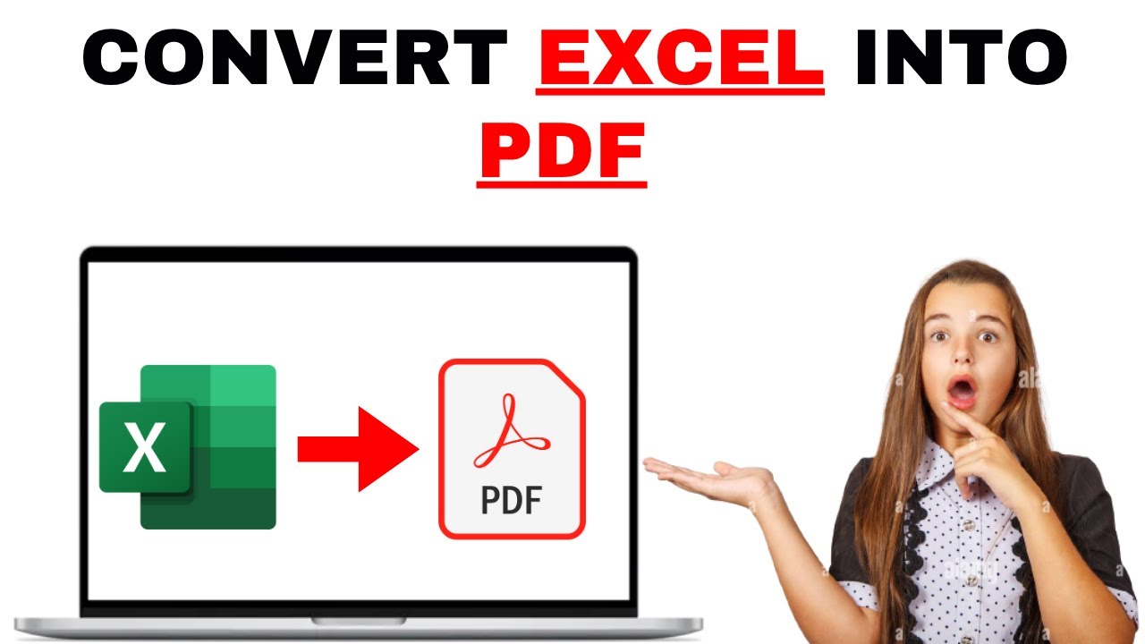 How to Convert Excel File Into PDF File - YouTube