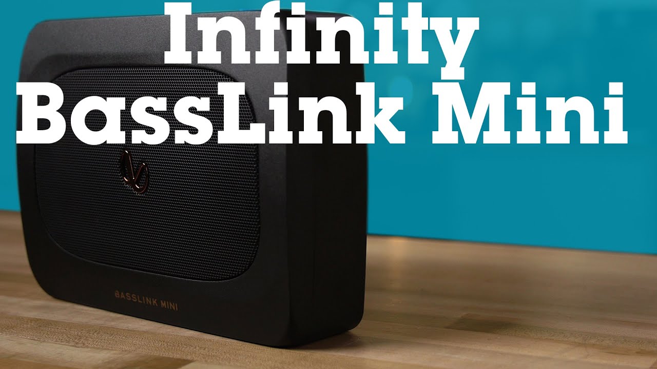 Infinity BassLink Mini compact powered subwoofer | Crutchfield - YouTube
