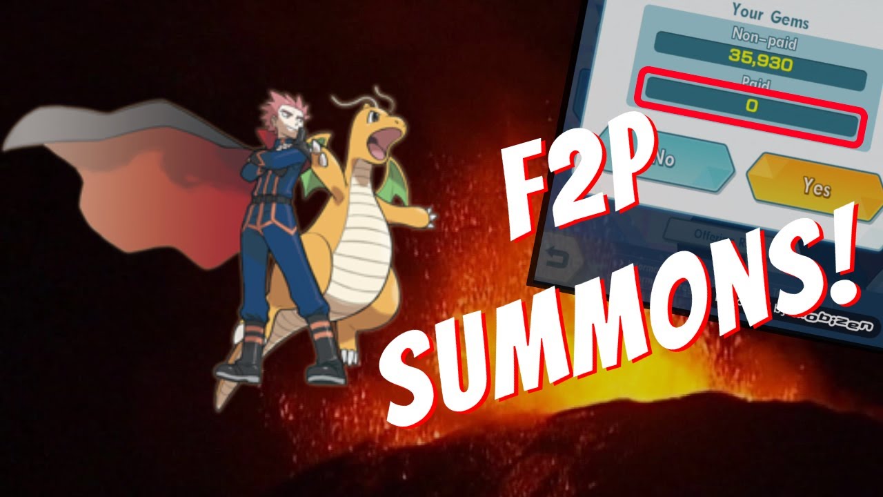 POKEMON MASTERS - SUMMON UNTIL WE GET LANCE & DRAGONITE!! - YouTube