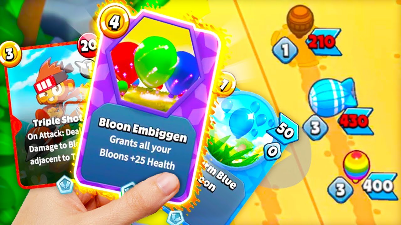 THE NEWEST BLOONS GAME IS HERE! (Bloons Card Storm) - YouTube