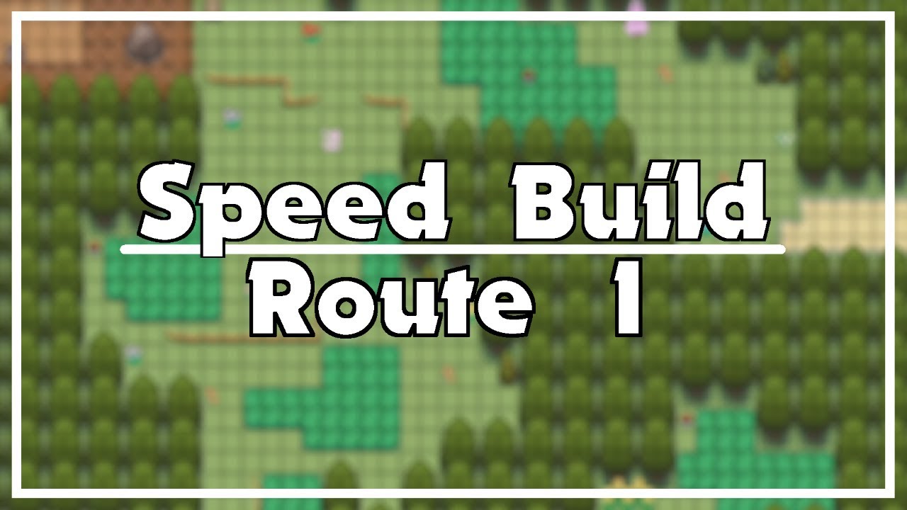 Route 1 - Pokémon Speed Build (RPG Maker XP) - YouTube