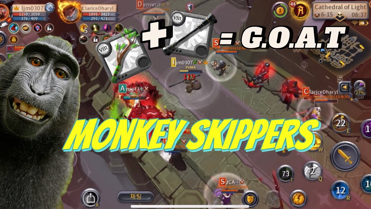 Monkey Skippers In Albion Online | Static Rat | Static Fight | Small ...