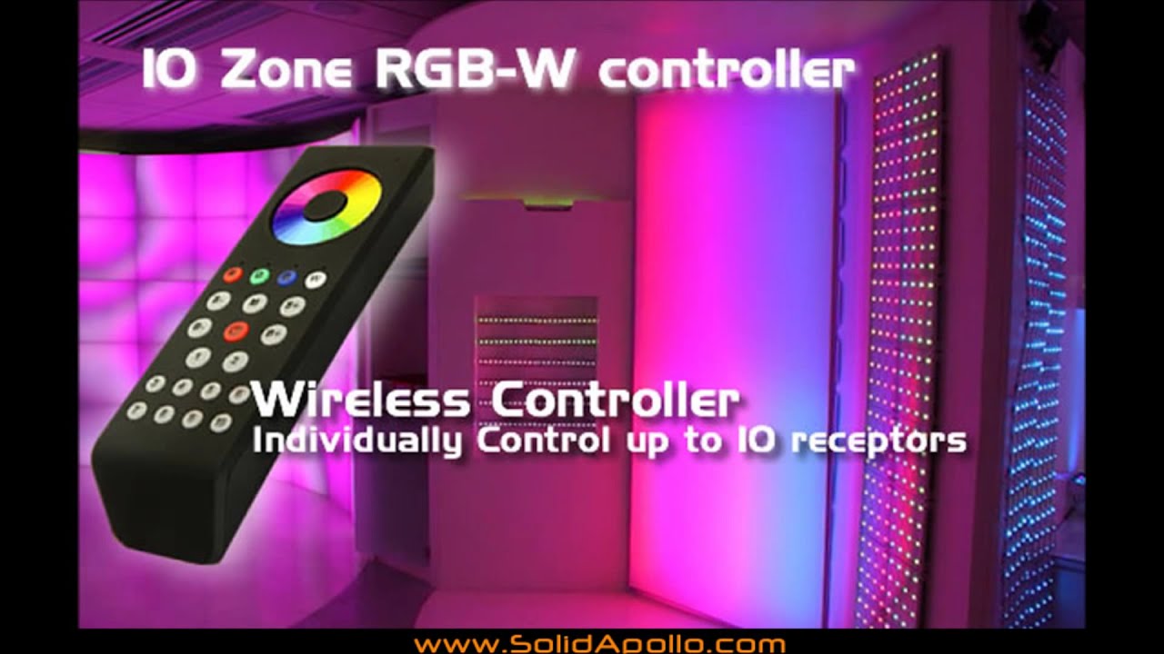 10 Zone LED RGB-W Controller - YouTube
