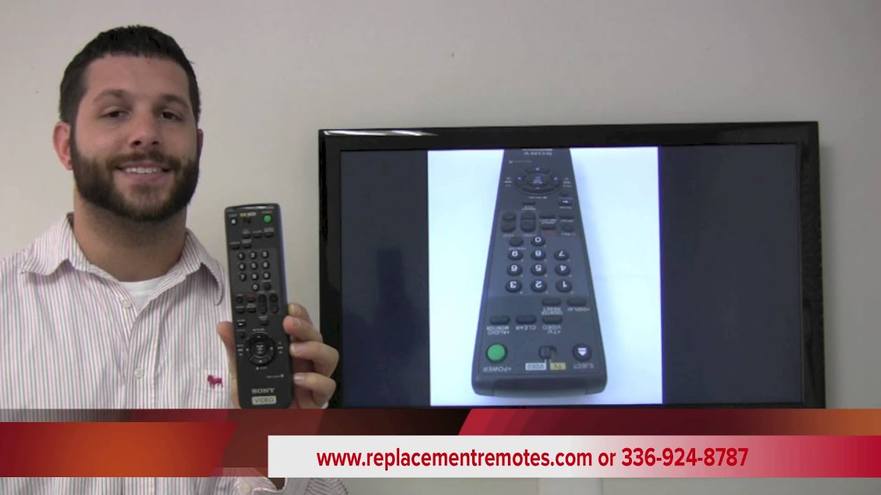 SONY RMT-V231A VCR VHS VIDEO Remote Control PN: 1-475-553-21 - YouTube