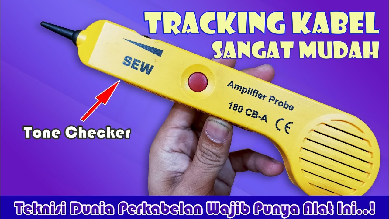 Dengan Alat Ini Melacak Kabel Jadi Sangat Mudah || Tone Checker SEW 180 ...