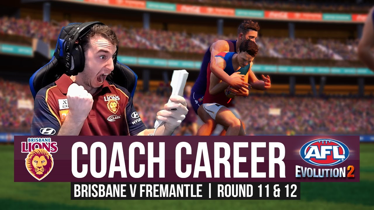 ANGRY COACH - AFL Evolution 2: Coach Career Mode - Round 11&12 - YouTube