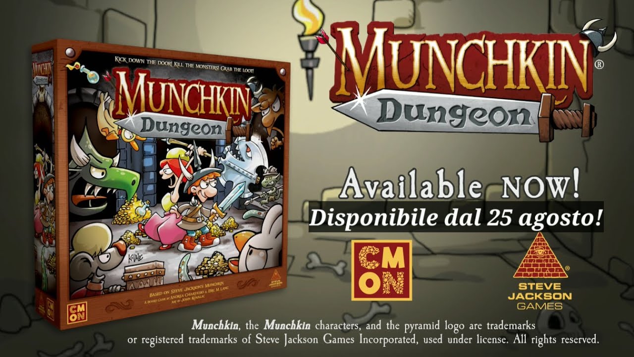 Munchkin Dungeon - video trailer - YouTube